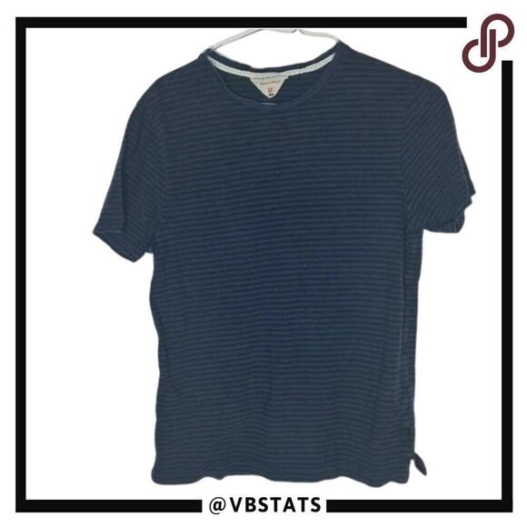 rag & bone | Shirts | Rag Bone Medium Blue Striped Ss Luxury Top In ...